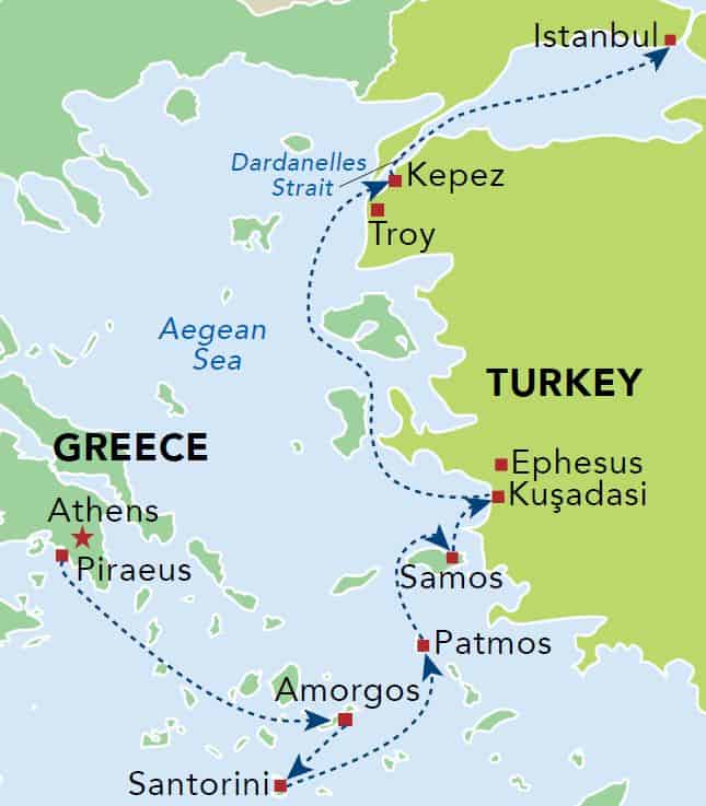 Alluring Aegean - Athens to Istanbul Aboard Sea Cloud II - National ...